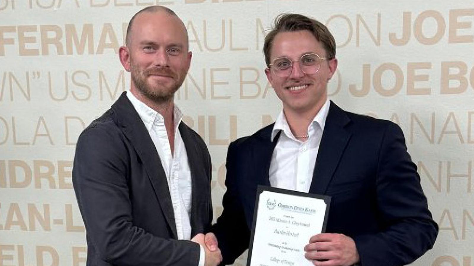 PRD senior receives 2025 Maurice A. Clay Award | College of Design